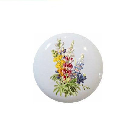 Amazon.com: Butterfly Garden Lupine Flower KNOB from Flowers by tgf ...