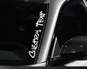 Amazon.com - Custom Graffiti Text Personalized Car Truck SUV 22" Window ...
