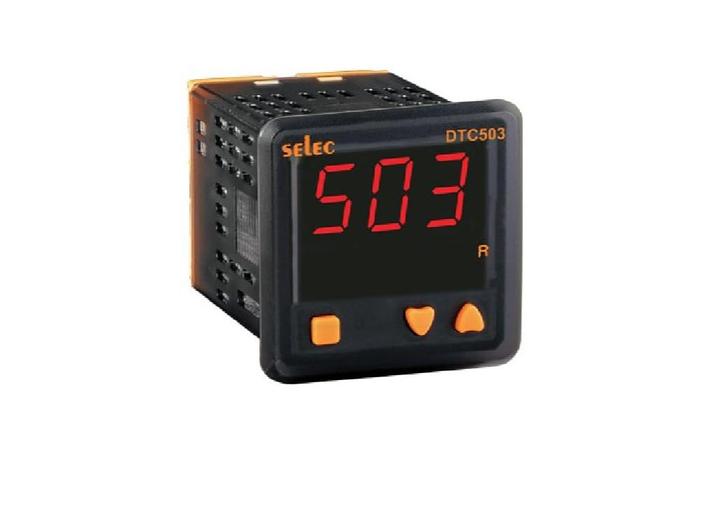 3 Digits, 7 Segment LED Single Display Temperature Controller SELEC ...