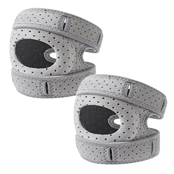 Knee Patellar Pad - 2 Pack Adjustable Tendon Support Sleeve Brace, Pain ...