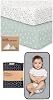 Amazon.com : 2-Pack Waterproof Baby Crib Sheets for Boys, Girls - 52x28 ...