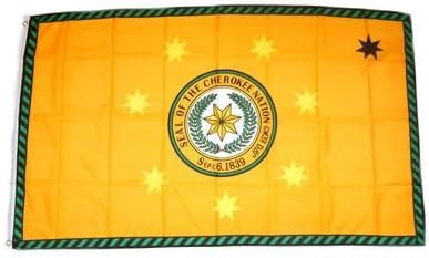 Fahne Flagge Indianer - Cherokee Nation NEU 90 x 150 cm : Amazon.de: Garten