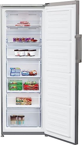 فريزر عمودي من 7 ادراج بخاصية منع تكون الثلج، صافي السعة 260 لتر، باب ...