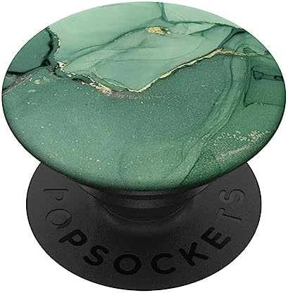 Amazon.com: Mint Sage Green Marble Illustration PopSockets Standard ...