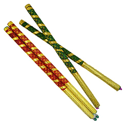 ME & YOU Navratri Dandiya Stick for Dance - Multicolor Garba ...