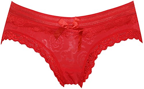 Buy Feminor Women's mesh panties (Pack of 4) Fit To Size : S /M /L at ...