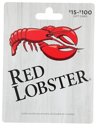Amazon.com: Red Lobster Gift Card : Gift Cards