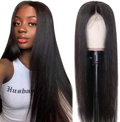 Amazon.com : MOOTAFUL Small Cap Wigs 21 inch Cap Size Straight 13×4 ...
