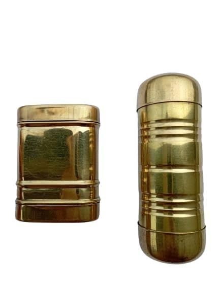 Buy Premier55 Pital khaini Chunauti or Brass container for Tobacco ...