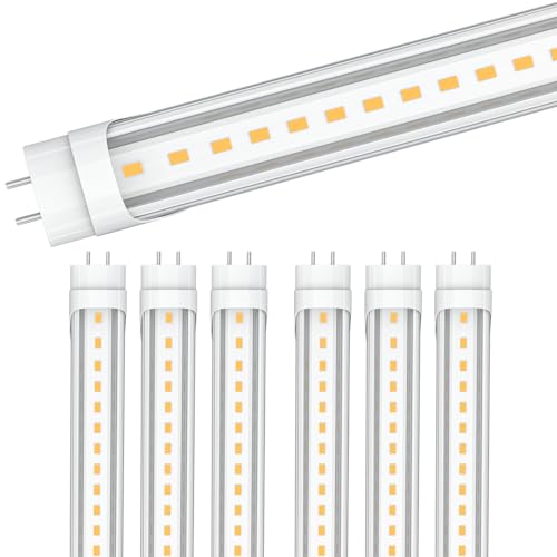 BESTDLCLITE T8 T12 LED Tube Light Bulbs 4 Foot, Super Bright 24W 5000K ...