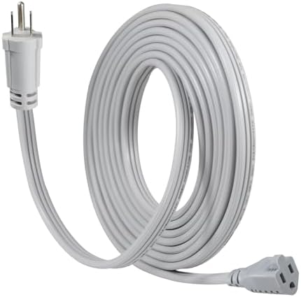 Amazon.com: KUNCAN Appliance Power Extension Cord - 3 Prong Flat Wire ...