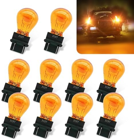Amazon.com: Irinidig 10 PCS Automotive Brake Light Bulb, 3157 12V 21/5W ...