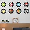 Cerioll Disque Décoration Murale,8 Pièces Décorations De Disque ...
