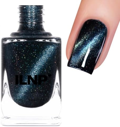 Amazon.com : ILNP Sabrina - Dark Vampy Red Shimmer Nail Polish - Vegan ...