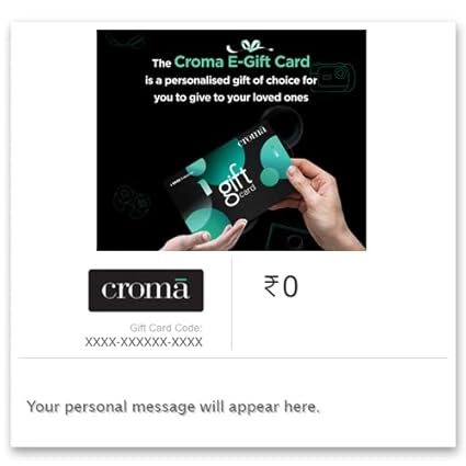 Croma | E-Gift Card | Instant delivery | Valid for Online & In-store ...
