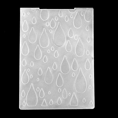 WooYangFun 1PC Raindrop Background Embossing Folders for Card Making ...