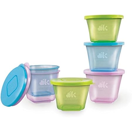 Amazon.com : melii Snap & Go Baby Food Storage Containers with lids ...