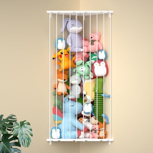 Amazon.com: Stuffed Animal Storage Shelf Organizer(Patented) - Corner ...