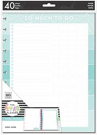 Amazon.com : The Happy Planner Big Filler Paper - Journaling & Planner ...