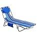 Amazon.com: SUNNYFEEL Beach Lounge Chair, Backpack Reclining Beach ...