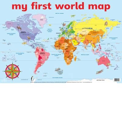 [(My First World Map Wall Chart: 76cm x 52cm)] [ Autumn Publishing Ltd ...