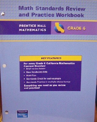 Math Standards Review and Practice Workbook Grade 6: Prentice Hall ...
