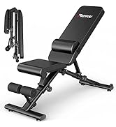 PASYOU Workout Bench Adjustable Weight Bench Press (9x4x3 Positions ...