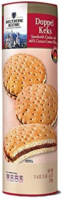Amazon.com: DOPPEL KEKS | Biscuit Sandwich Cookies | 46% Cocoa Cream ...