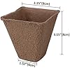 Amazon.com: Huvai 100 Pack 3.15" Square Biodegradable Peat Pots Plant ...