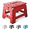 KEPLIN 11 Inch Heavy Duty Folding Step Stool | Non-Slip Foldable ...