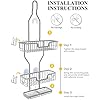 Amazon.com: Skyapex Shower Caddy Hanging Rack: Over Shower Head ...