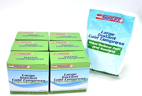 Amazon.com: Large Instant Cold Pack (6"x9") - 6 Pack of Large ...