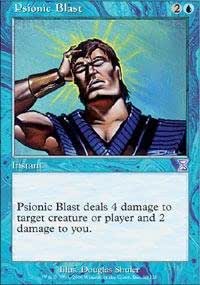 Amazon.com: Magic: the Gathering - Psionic Blast - Timeshifted : Toys & Games