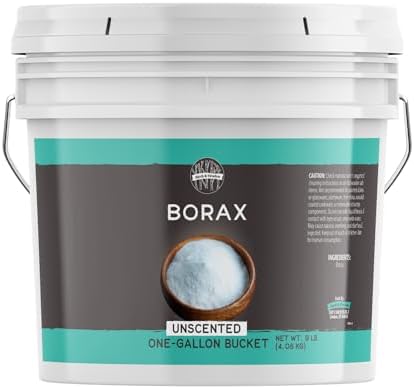 Amazon.com: Birch & Meadow Borax, 1 Gallon Bucket, Unscented, Cleaning ...