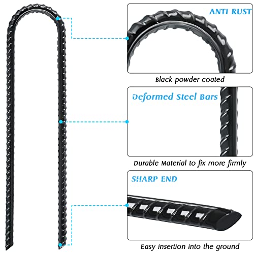 Snapklik.com : Trampolines Wind Stakes 12 Pack 12 Inch, Heavy Duty U ...
