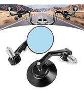 Amazon.com: FASTMOMENT Bar End Mirrors for Motorcycles 7/8" (22MM ...