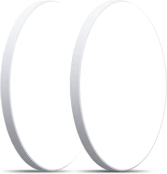 AUTOFAST 12-inch Round Ceiling Light Fixture 24W 2-Pack; White Flush ...