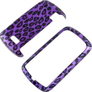 Amazon.com: Purple Leopard Print Protector Case for LG Genesis US760 ...