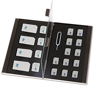 Sim Card Holder Case Storage for 20 Sim Cards Micro, Nano & Standard ...