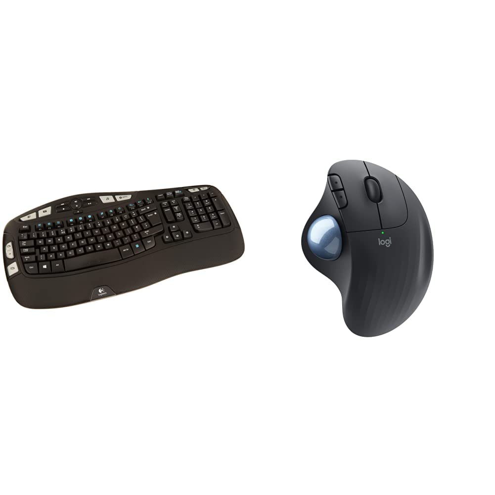 Buy Logitech Wireless Keyboard K350, QWERTY UK English Layout - Black ...