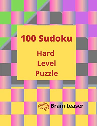 100 Sudoku Hard Level Puzzles: 100 SUDOKU Puzzles: Hard Level Sudoku ...
