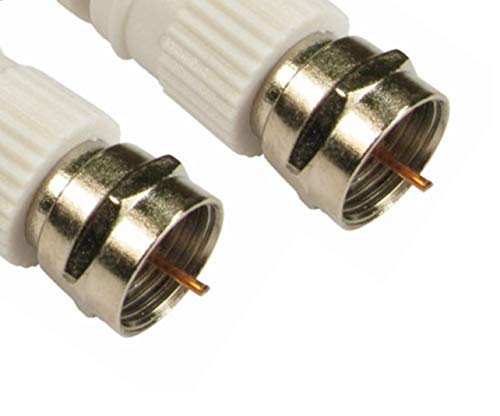 rhinocables Aerial Coaxial Cable with Gold-Plated Connectors, F Type ...