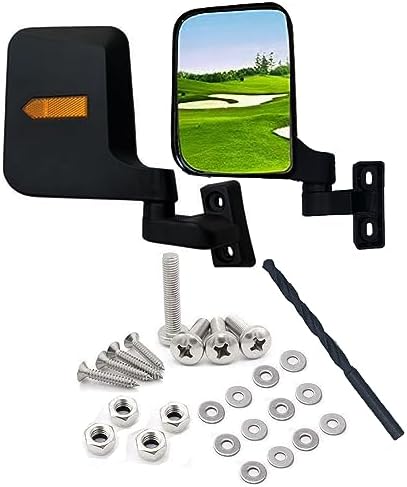 Amazon.com: CORRBPEN Golf Cart Rear View Mirrors,golf cart Mirrors ...