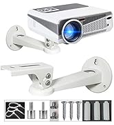 Amazon.com : 2-Be-Best Projector Wall Mount, Angle Adjustable ...