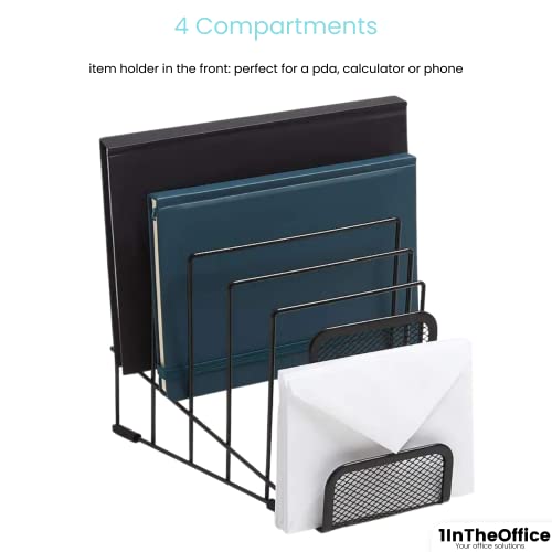 Snapklik.com : 1InTheOffice Metal Incline Desktop File Sorter
