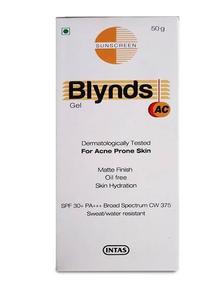 Blynds AC Sunscreen Gel SPF 30,50gm : Amazon.in: Beauty