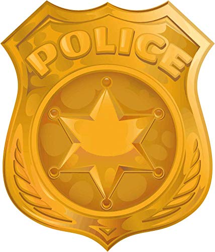 Amazon.com: JJH Inc Police Emblem Sign Badge Vinyl Decal Sticker ...