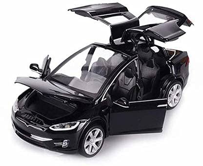 Easytobuy Tesla X90 Diecast Metal Pullback Toy car with Openable Doors ...
