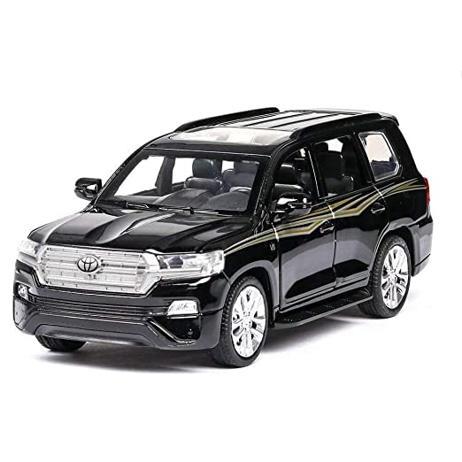 ToyTrack Die-Cast' Toyota Land; Cruiser/Model Metal Pull Back Car Toy ...