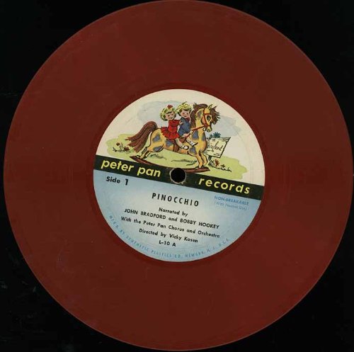 Vicky Kasen, John Bradford, Bobby Hookey - "Pinocchio" 1951 Peter Pan ...